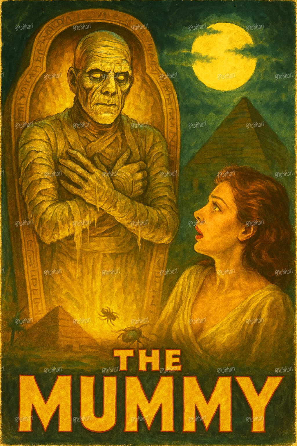Pre-order Classic The Mummy – Rokkari Diamond Painting Dark Art Accesories